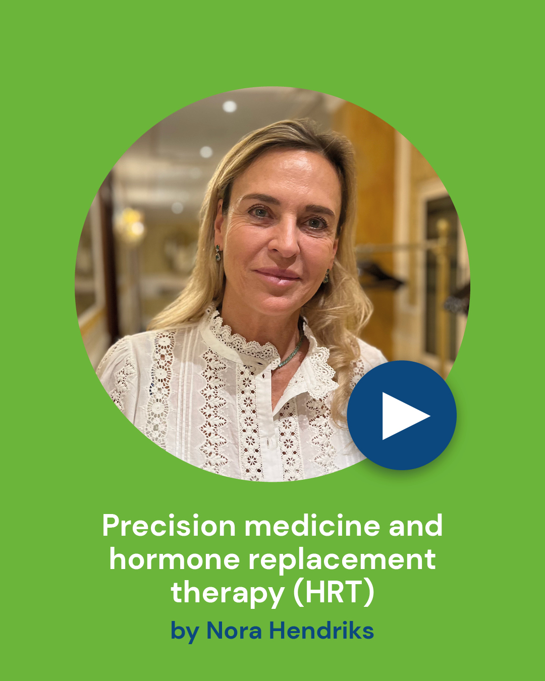 Precision medicine and hormone replacement therapy (HRT) _ by Dr. Nora ...